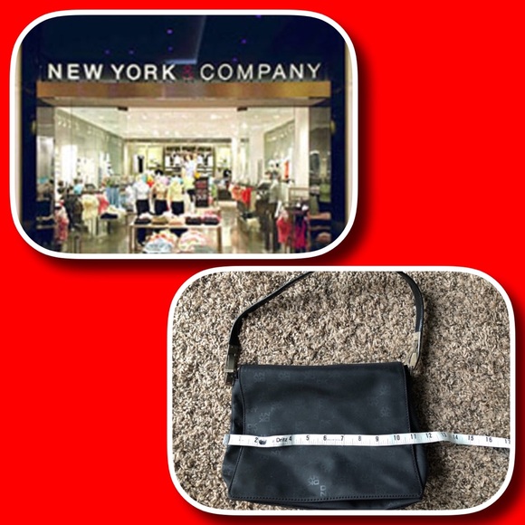 New York & Company | Bags | Sharp Looking Black Single Pocket Bag ...